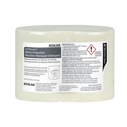 Ecolab Solidsense Metal Protection Dish Machine Detergent - 4 X 6.75 l — Three Star