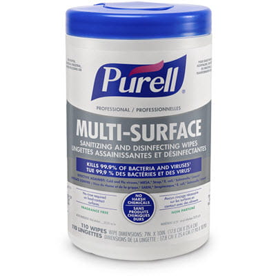 Purell Professional Multi-Surface Disinfecting and Sanitizing Wipes ...
