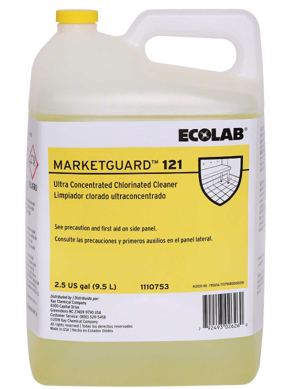 Ecolab Marketguard 121 Ultra Concentrated Multipurpose Cleaner - 2.5 G ...