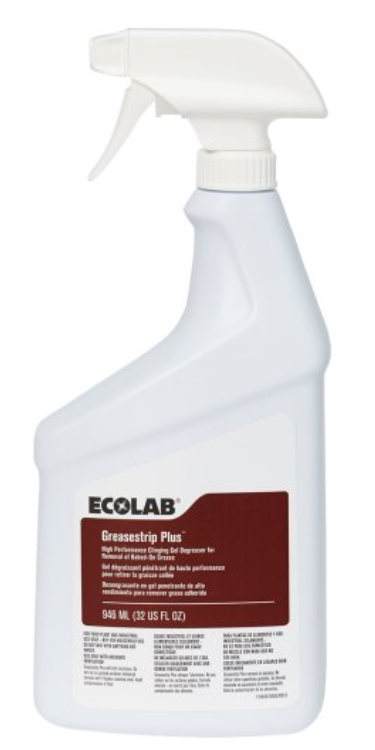Ecolab Greasetrap Plus Clinging Oven Cleaner/Degreaser - 6 X 946 mL ...