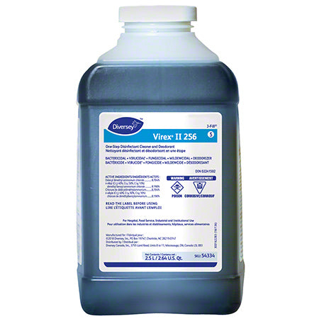 Diversey Virex II 256 One Step Disinfectant Cleaner and Deodorant - 2 ...