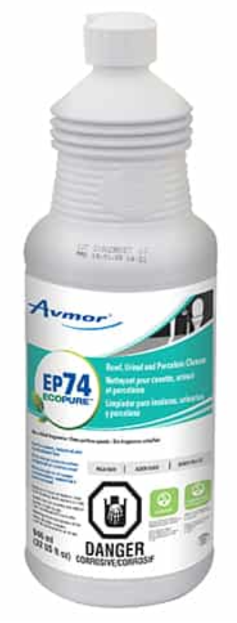 Avmor EP74 Bowl, Urinal and Porcelain Cleaner - 12 X 946 mL — Three Star