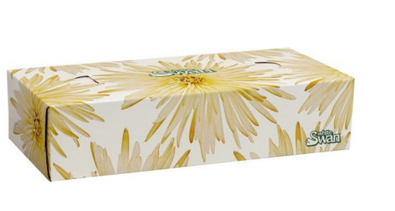 Kruger | White Swan Facial Tissue - 08301 — Three Star