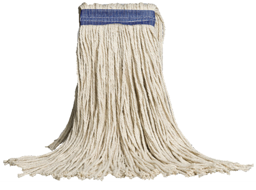 Cotton Pro Cut End Cotton Wet Mop Narrow Band - 12/Case — Three Star